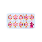 (BACK-ORDER) Crystal Prism Pink | Mahjong with Bold Angles and Vibrant ...