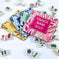 Mahjong Coasters, Set of 4 | Gift or Prize | Green, Pink, Blue, Yellow ...