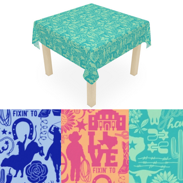 Mahjong Mats & Table Covers- Scalloped Edges, Bright Colors – My Fair ...